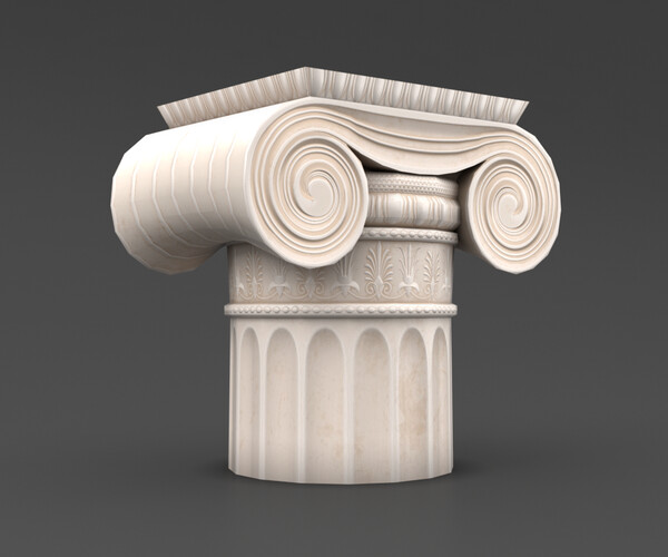 ArtStation - Ionic Column Polychromy | Game Assets