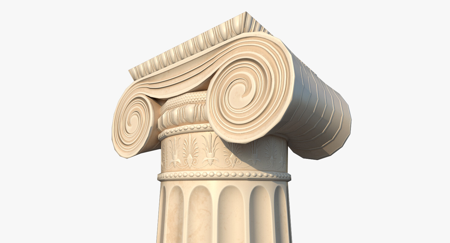 ArtStation - Ionic Column Polychromy | Game Assets