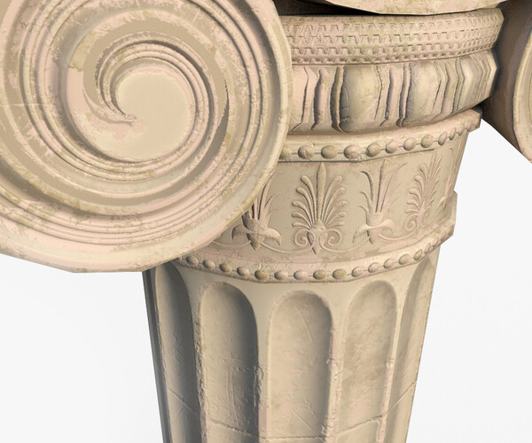 ArtStation - Ionic Column Polychromy | Game Assets