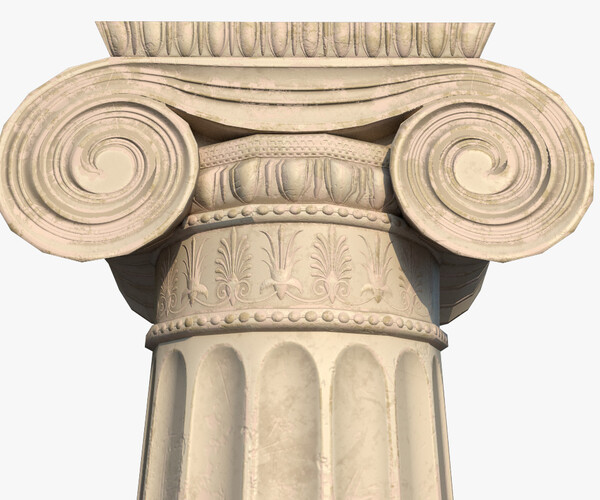 ArtStation - Ionic Column Polychromy | Game Assets