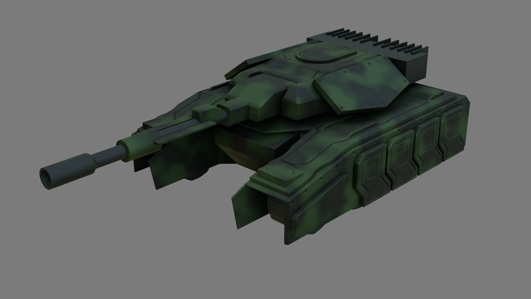 ArtStation - Sci-Fi Military Tank - Low Poly - Game Ready - PBR | Game ...