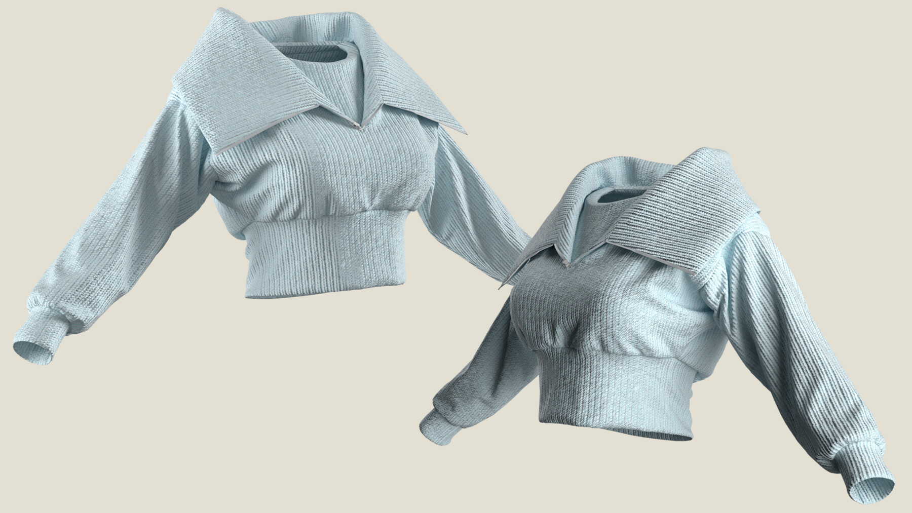 ArtStation - Female Pullovers #1. Marvelous Designer / Clo 3D project ...