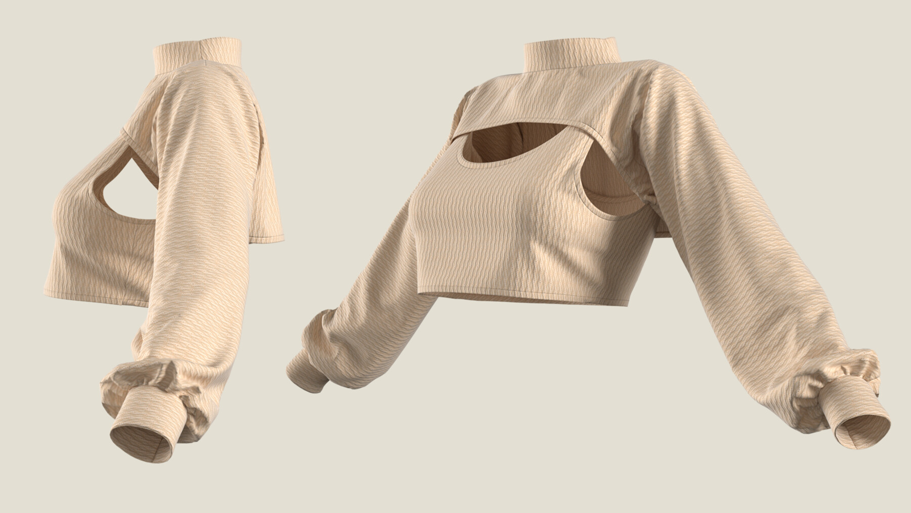 ArtStation - Female Pullovers #1. Marvelous Designer / Clo 3D project ...