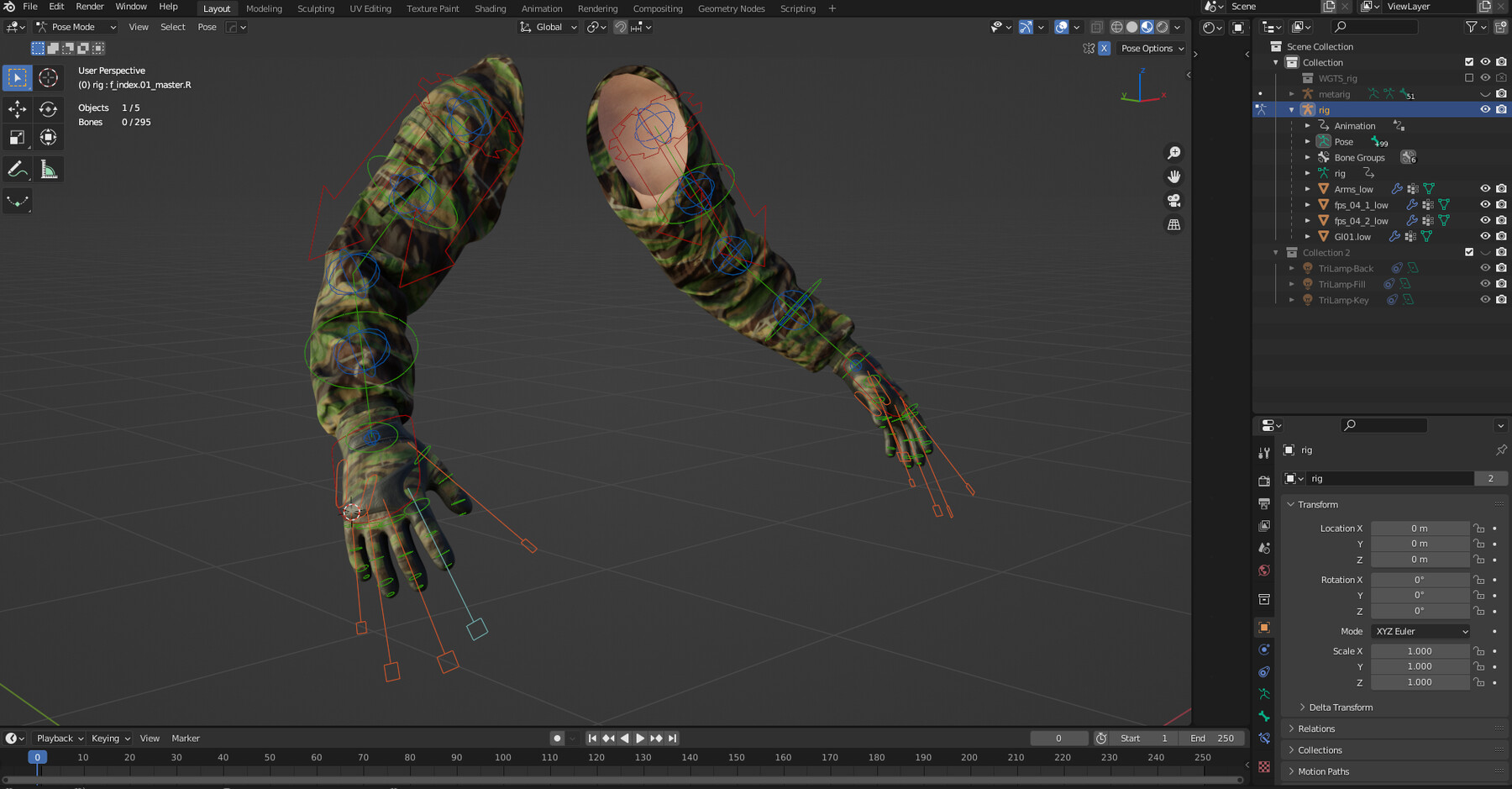 ArtStation - FPS First Person Arms - 04 | Game Assets