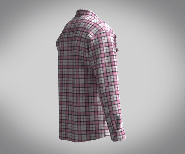 ArtStation - Shacket Pink Check | Resources