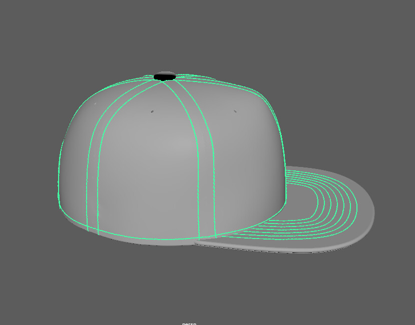 ArtStation - Cap baseball (MD/ Clo3d zprj project + fbx +obj) (.ZPRJ ...