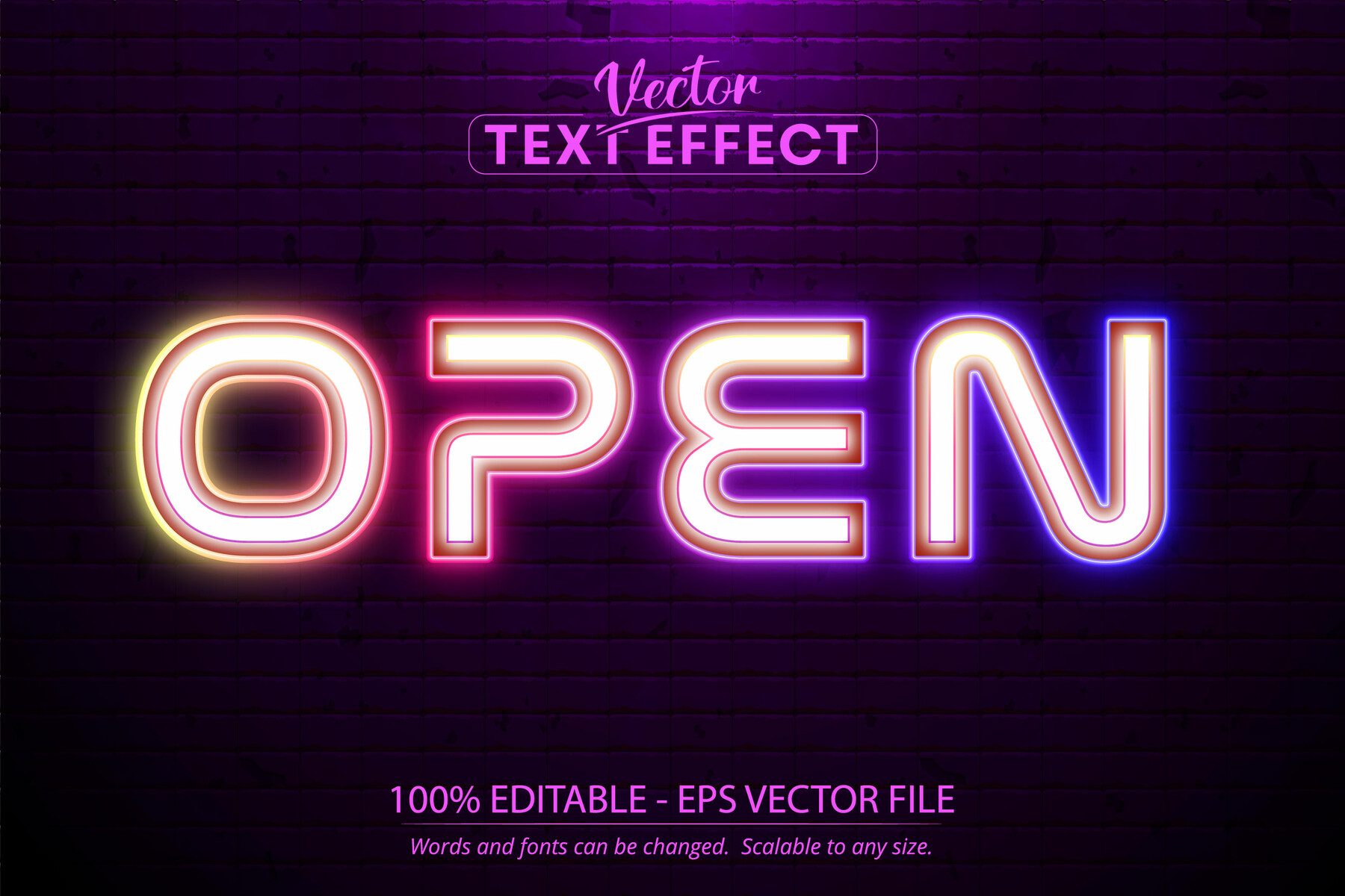 ArtStation - Editable text effect bundle vol.4 | Artworks