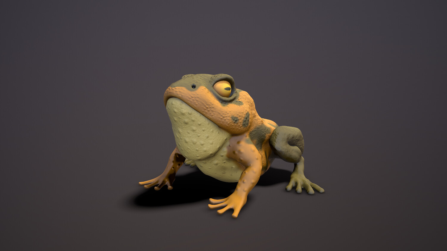 ArtStation - cartoon frog | Game Assets
