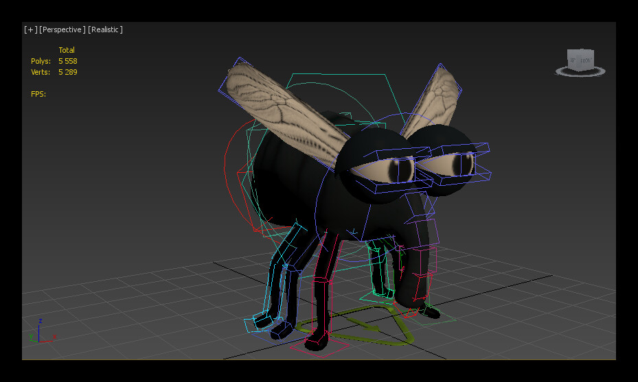 ArtStation - cartoon fly | Game Assets