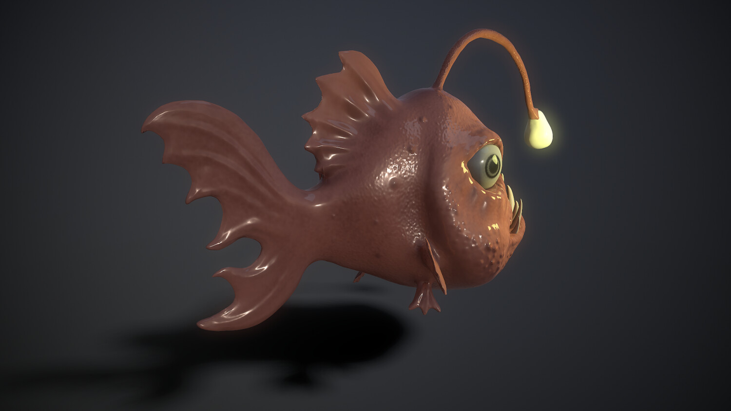 ArtStation - cartoon lamp fish | Game Assets