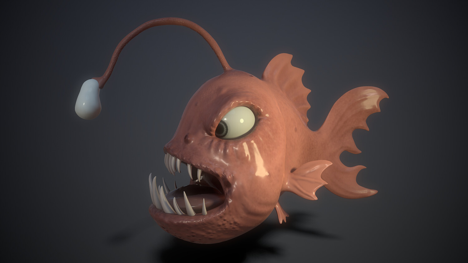 ArtStation - cartoon lamp fish | Game Assets