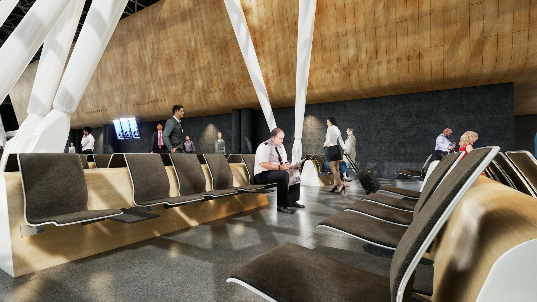 ArtStation - Airport terminal 3 scene file in Unreal engine 5 ...