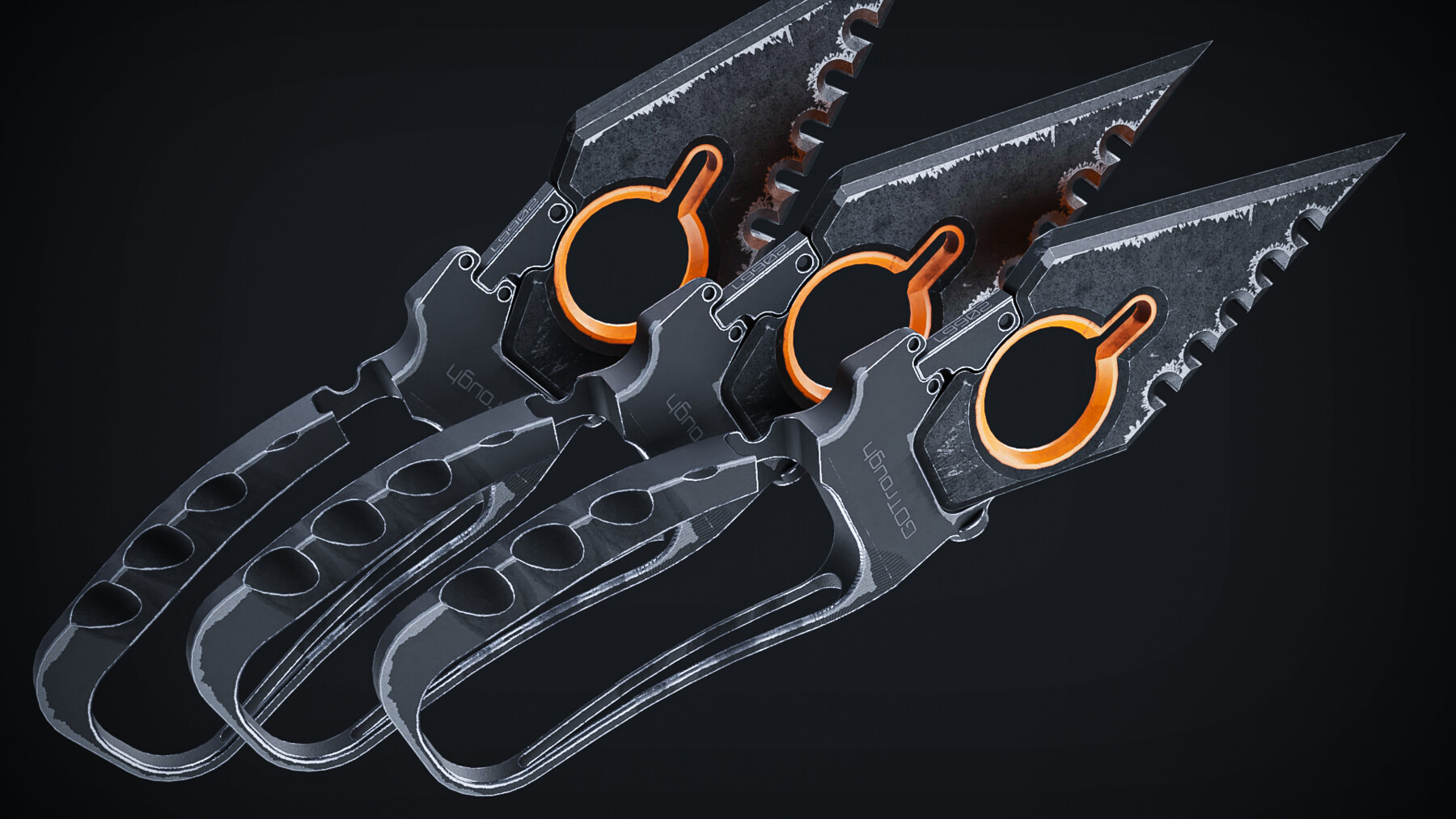 ArtStation - Sci-Fi Dagger PBR. | Game Assets