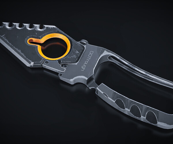 ArtStation - Sci-Fi Dagger PBR. | Game Assets