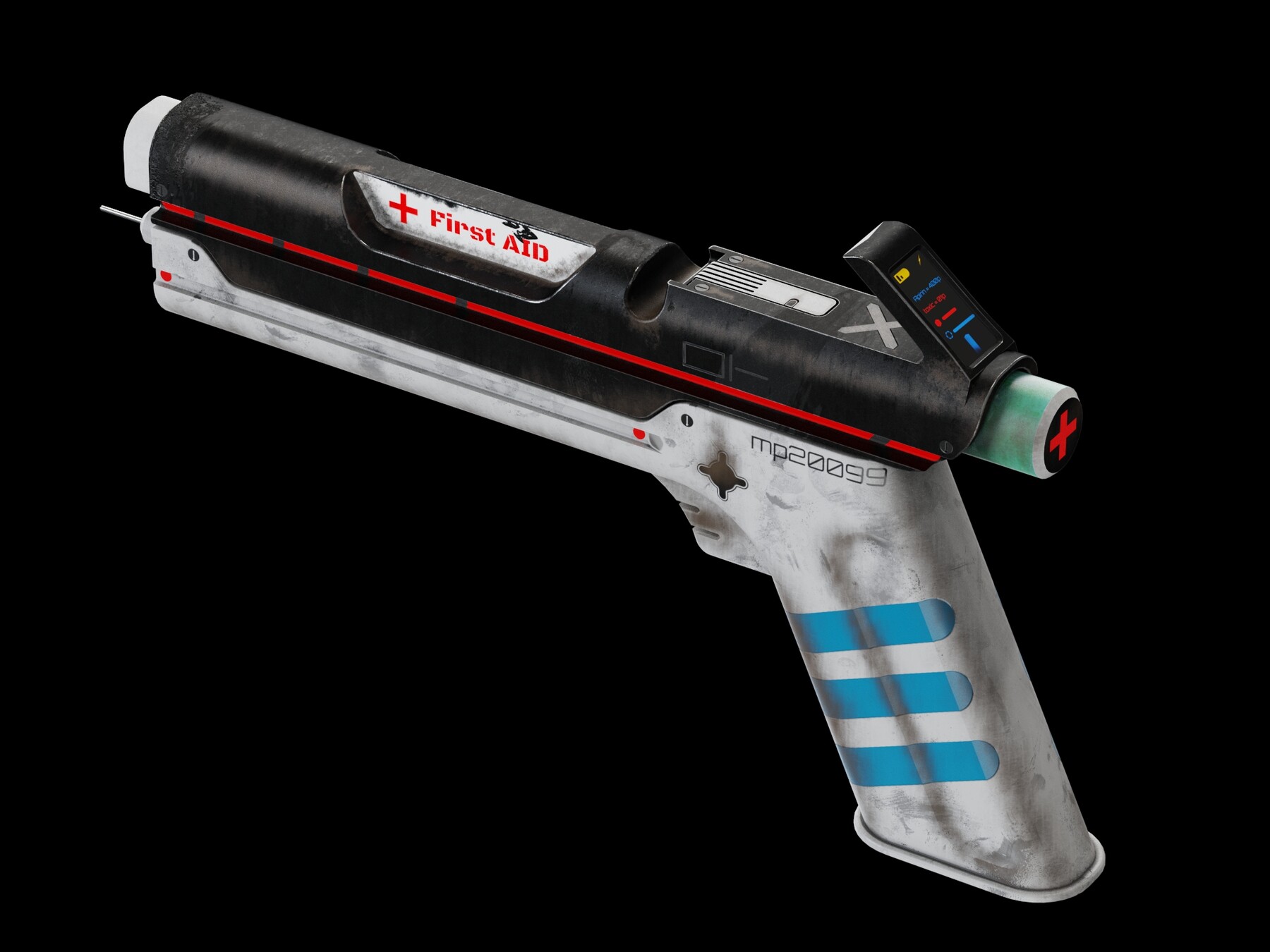 ArtStation - PBR Low poly Medical Gun | Game Assets