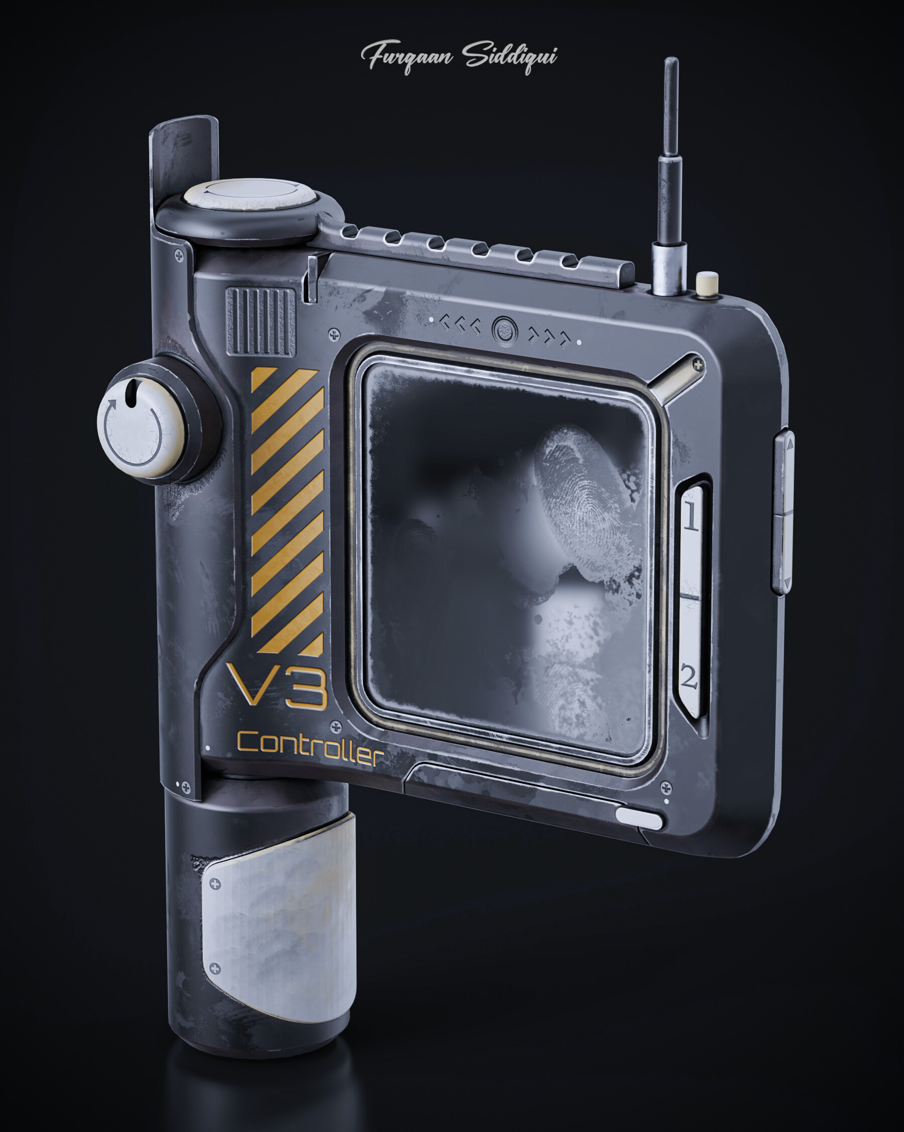 ArtStation - Sci-Fi Controller V3 | Game Assets