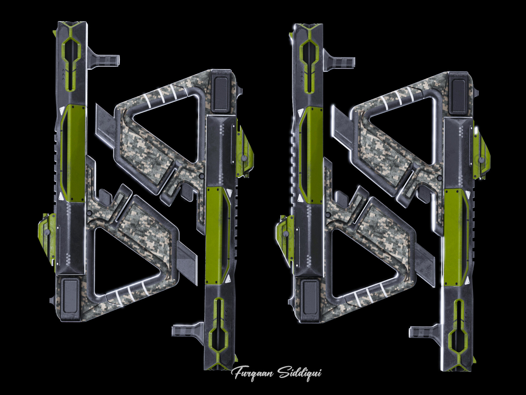 ArtStation - Laser Beam PBR Rifle | Resources