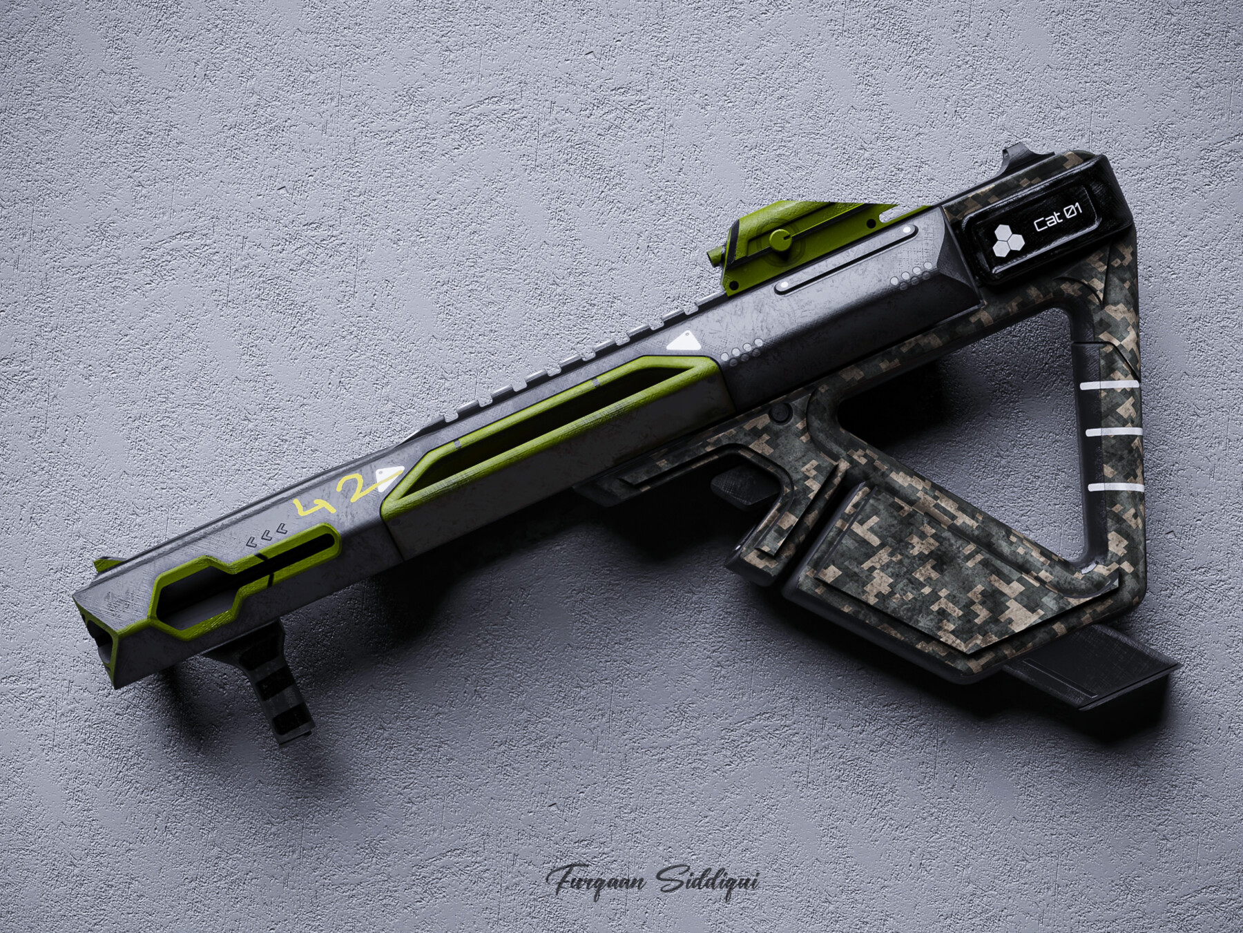 ArtStation - Laser Beam PBR Rifle | Resources