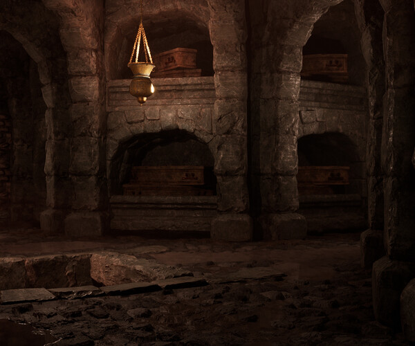 ArtStation - Dungeon Tomb | Game Assets