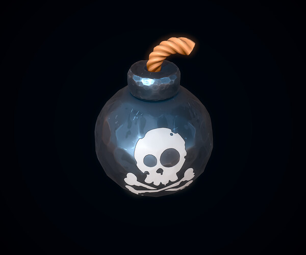 ArtStation - Stylized Bomb | Game Assets
