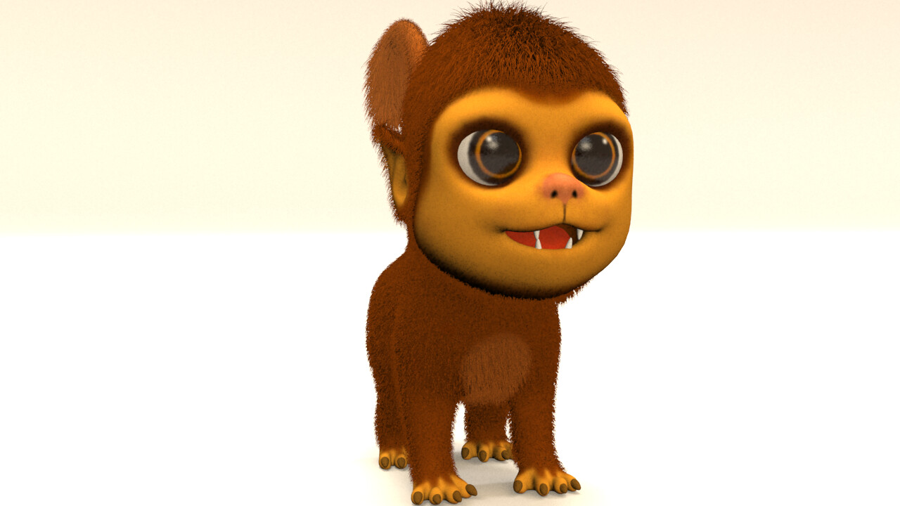 ArtStation - cartoon monkey | Game Assets