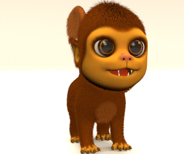 ArtStation - cartoon monkey | Game Assets