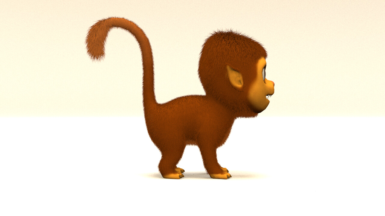 ArtStation - cartoon monkey | Game Assets