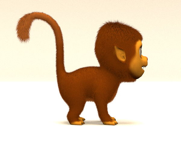 ArtStation - cartoon monkey | Game Assets
