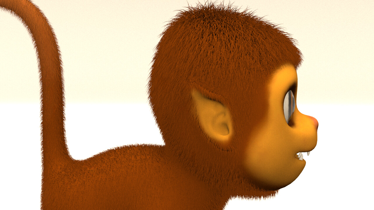 ArtStation - cartoon monkey | Game Assets