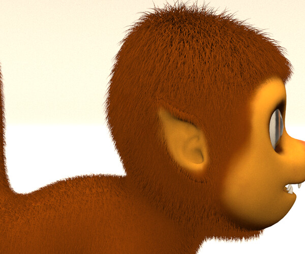 ArtStation - cartoon monkey | Game Assets