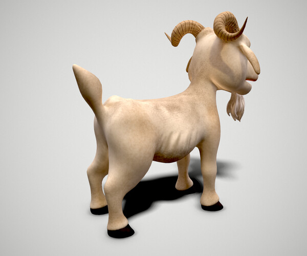 ArtStation - cartoon goat | Game Assets