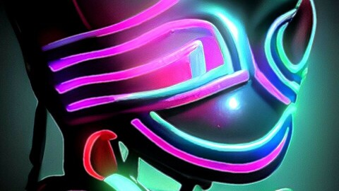 ArtStation - Mask Neon Bot Pack | Artworks