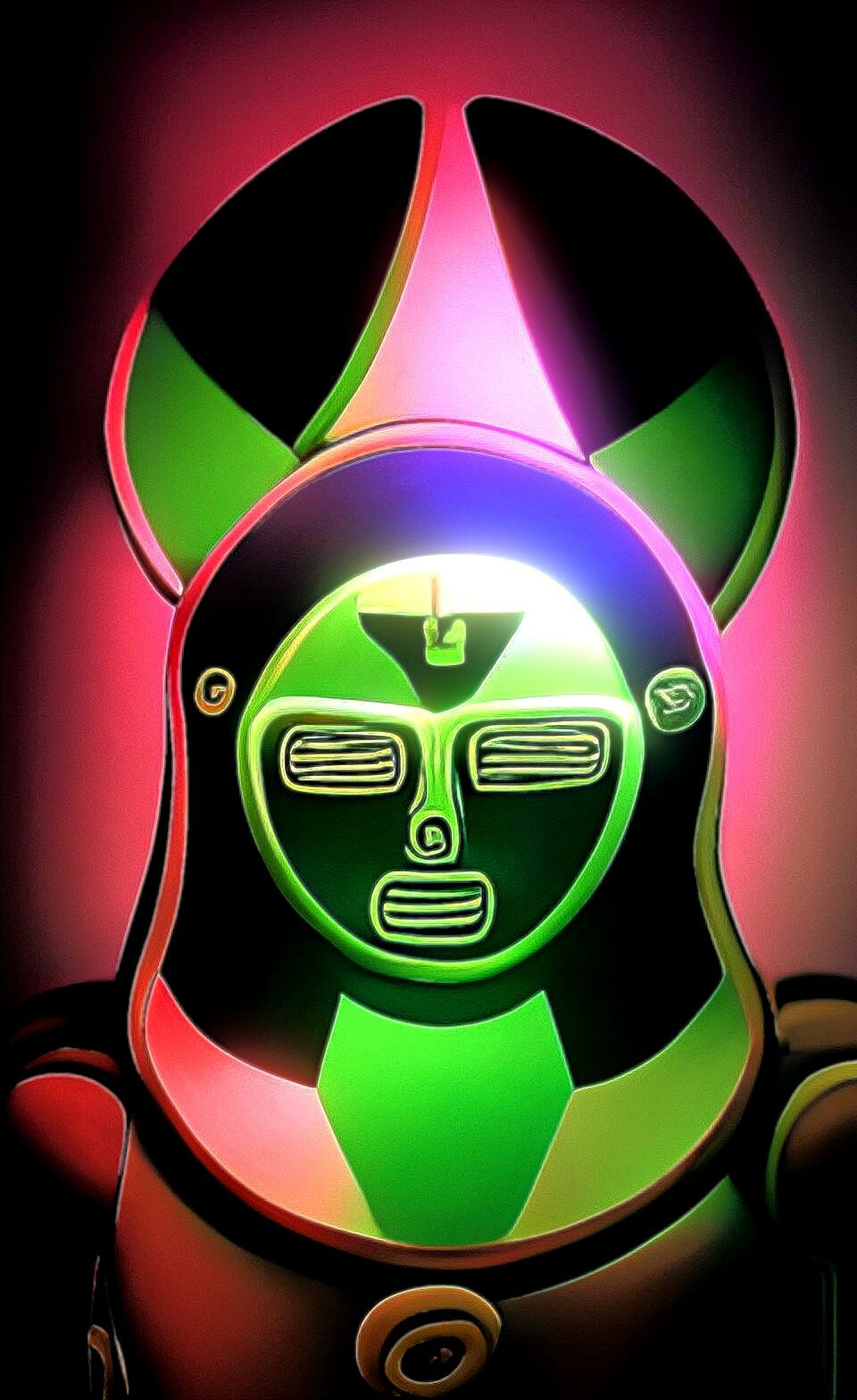 ArtStation - Mask Neon Bot Pack | Artworks