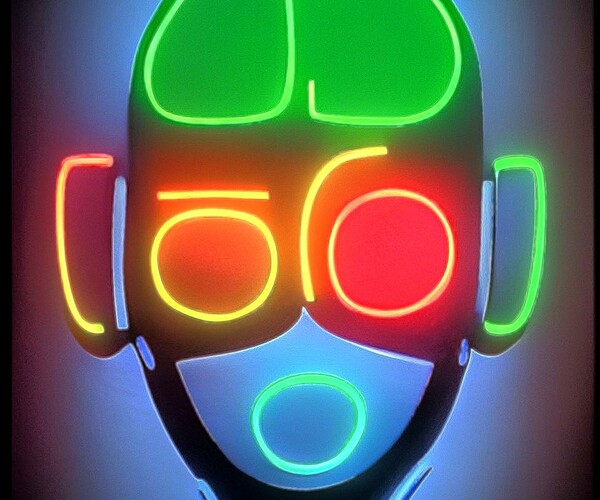 ArtStation - Mask Neon Bot Pack | Artworks