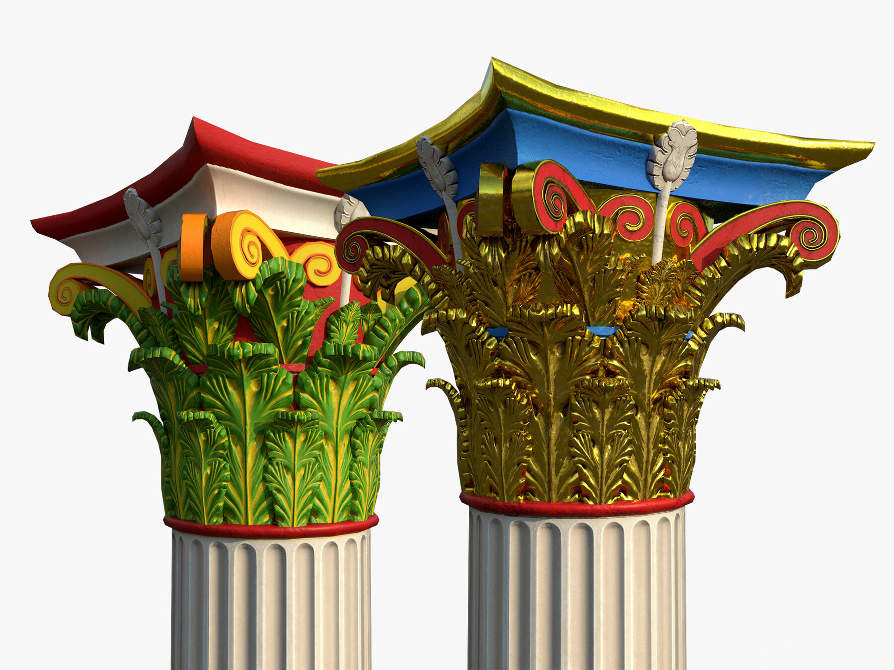 ArtStation - Corinthian Column - The Classical Order | Game Assets