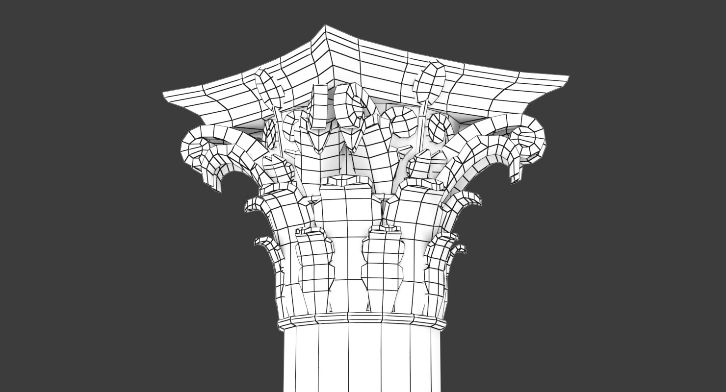 ArtStation - Corinthian Column - The Classical Order | Game Assets