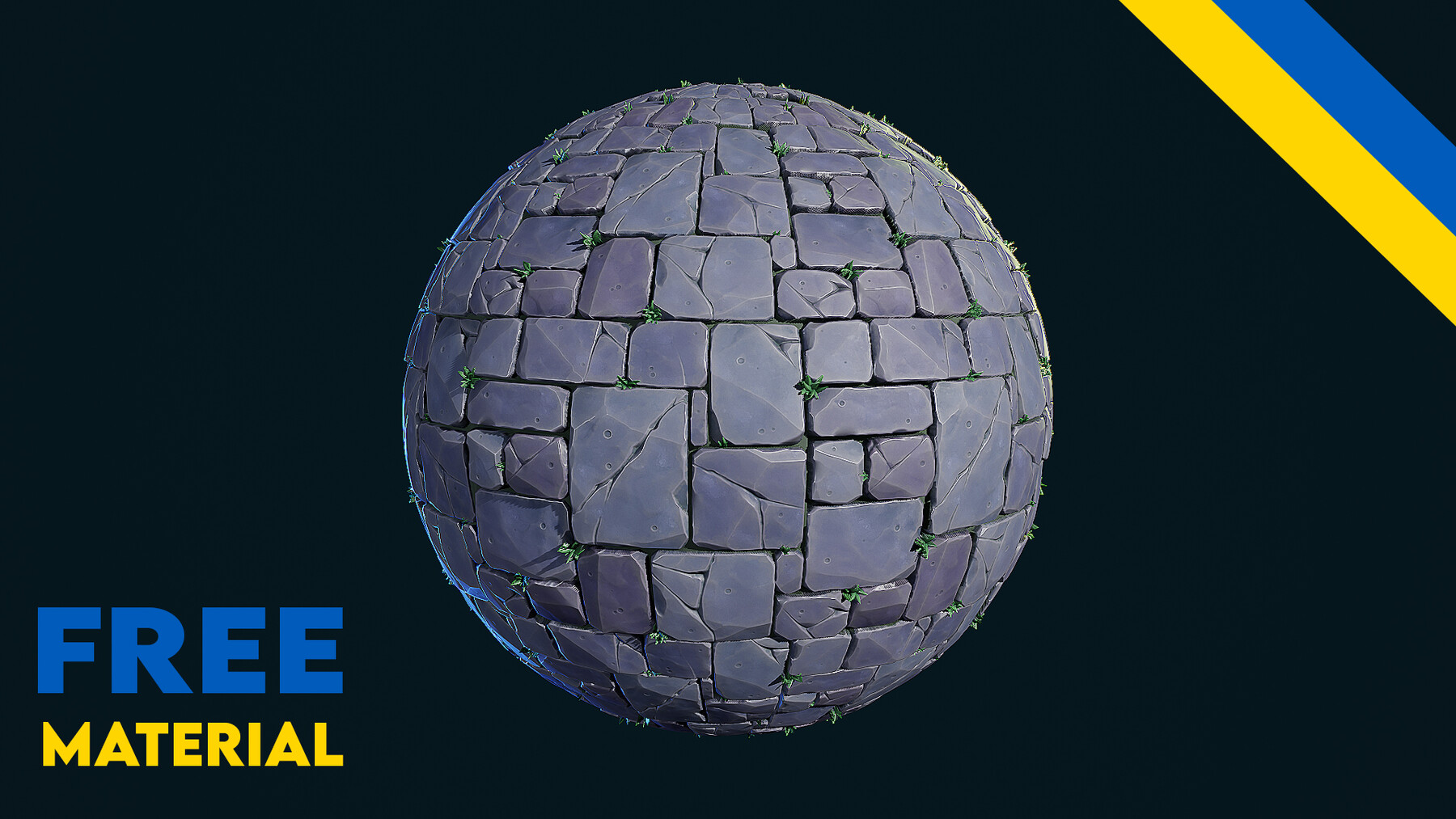ArtStation - Stylized Cobblestone Material | Game Assets