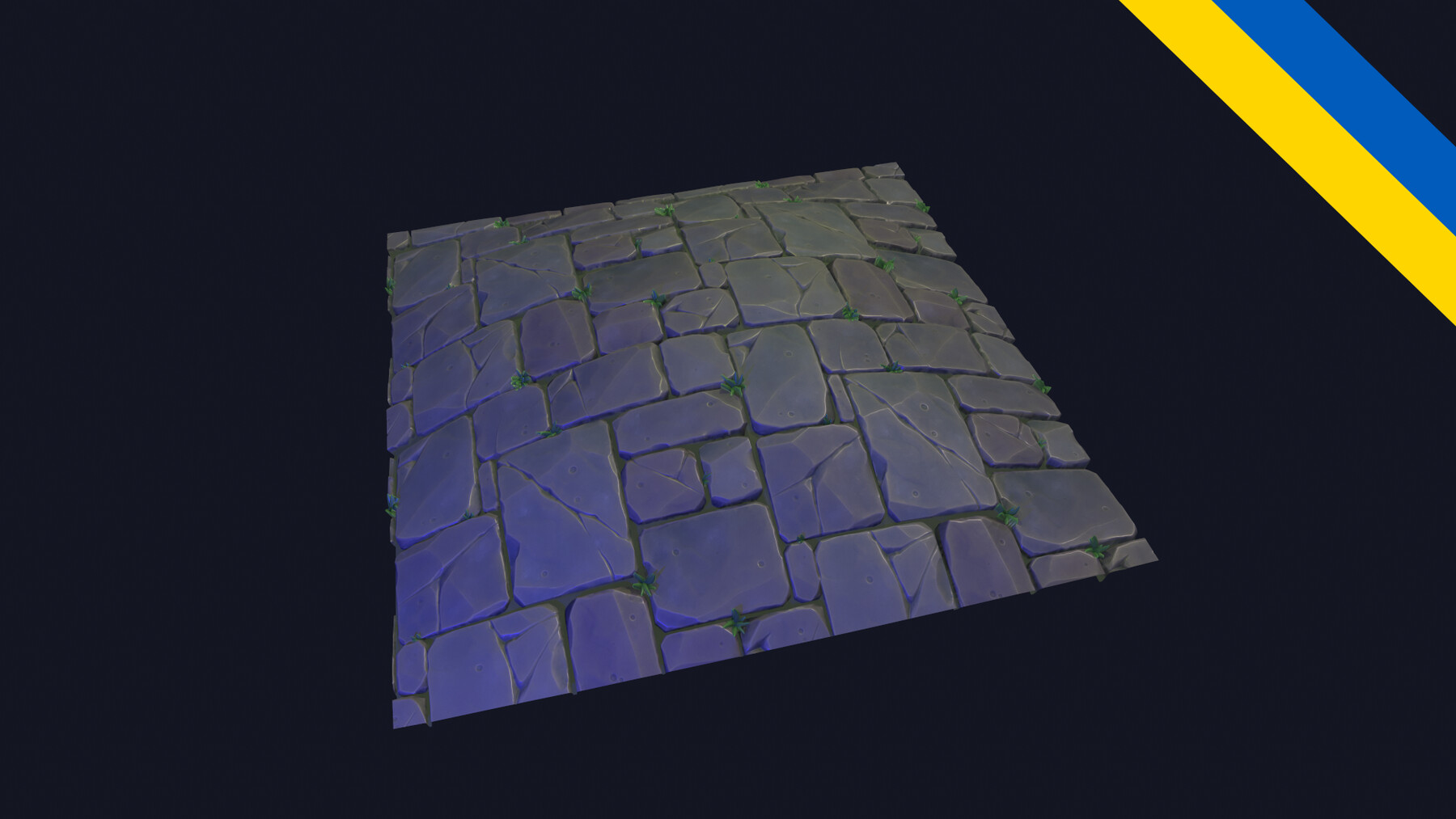 ArtStation - Stylized Cobblestone Material | Game Assets