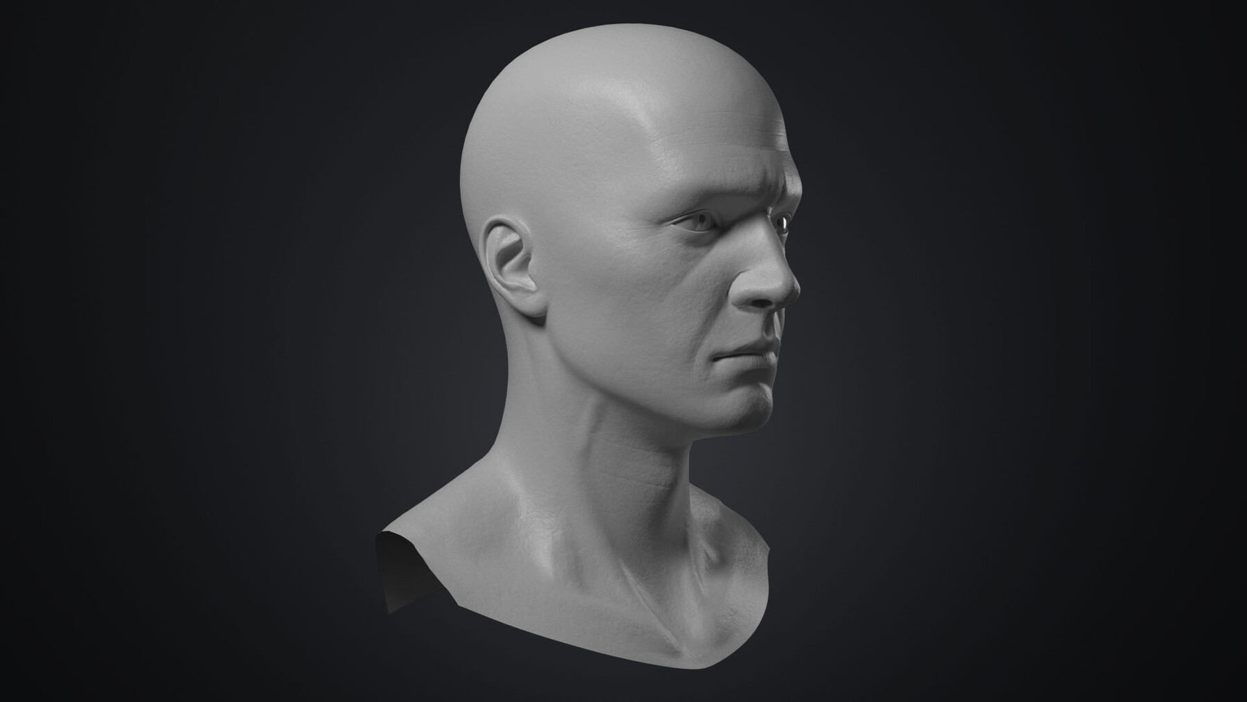 ArtStation - Male Head With Detailed Skin Texture | Resources