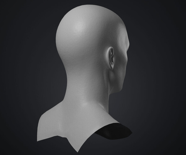 ArtStation - Male Head With Detailed Skin Texture | Resources