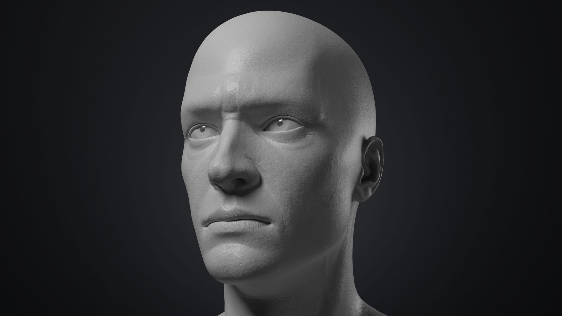 ArtStation - Male Head With Detailed Skin Texture | Resources