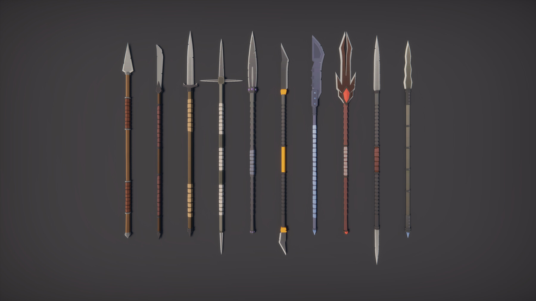 ArtStation - Low Poly RPG Fantasy Weapons - Asset for Unity 3D | Game ...