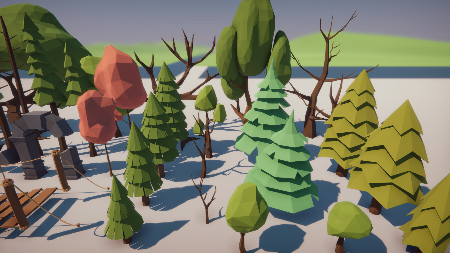 ArtStation - Low Poly Nature Pack - Asset for Unity 3D, Map and Models ...