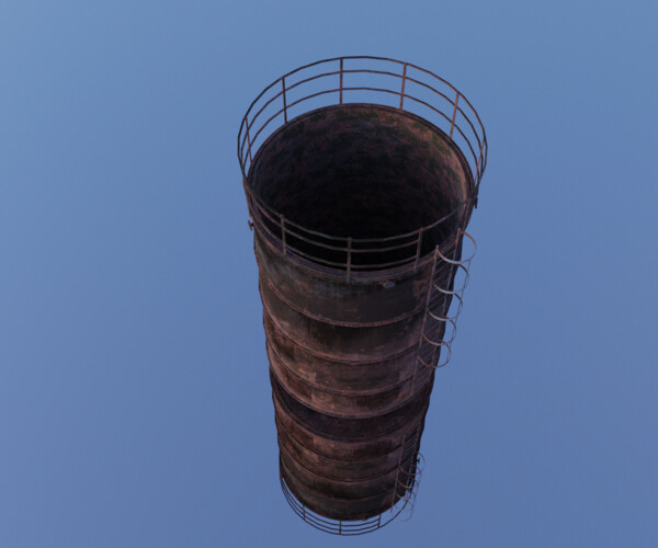 ArtStation - RUSTED STORAGE TANK GAME READY 3D MODEL | Resources