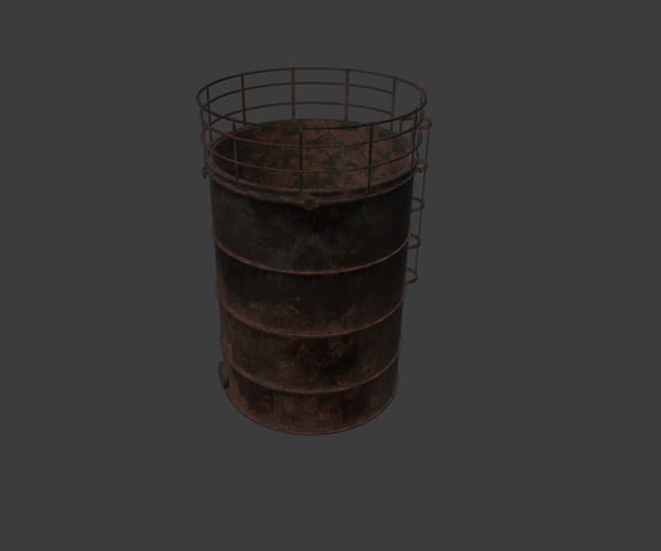 ArtStation - RUSTED STORAGE TANK GAME READY 3D MODEL | Resources