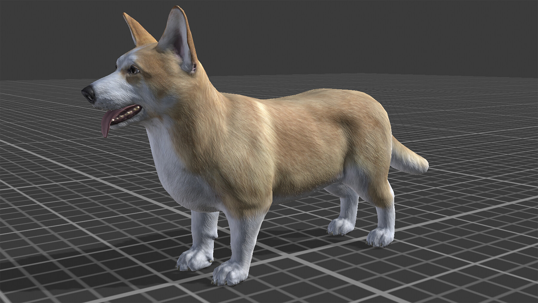 ArtStation - Dog - Corgi | Game Assets