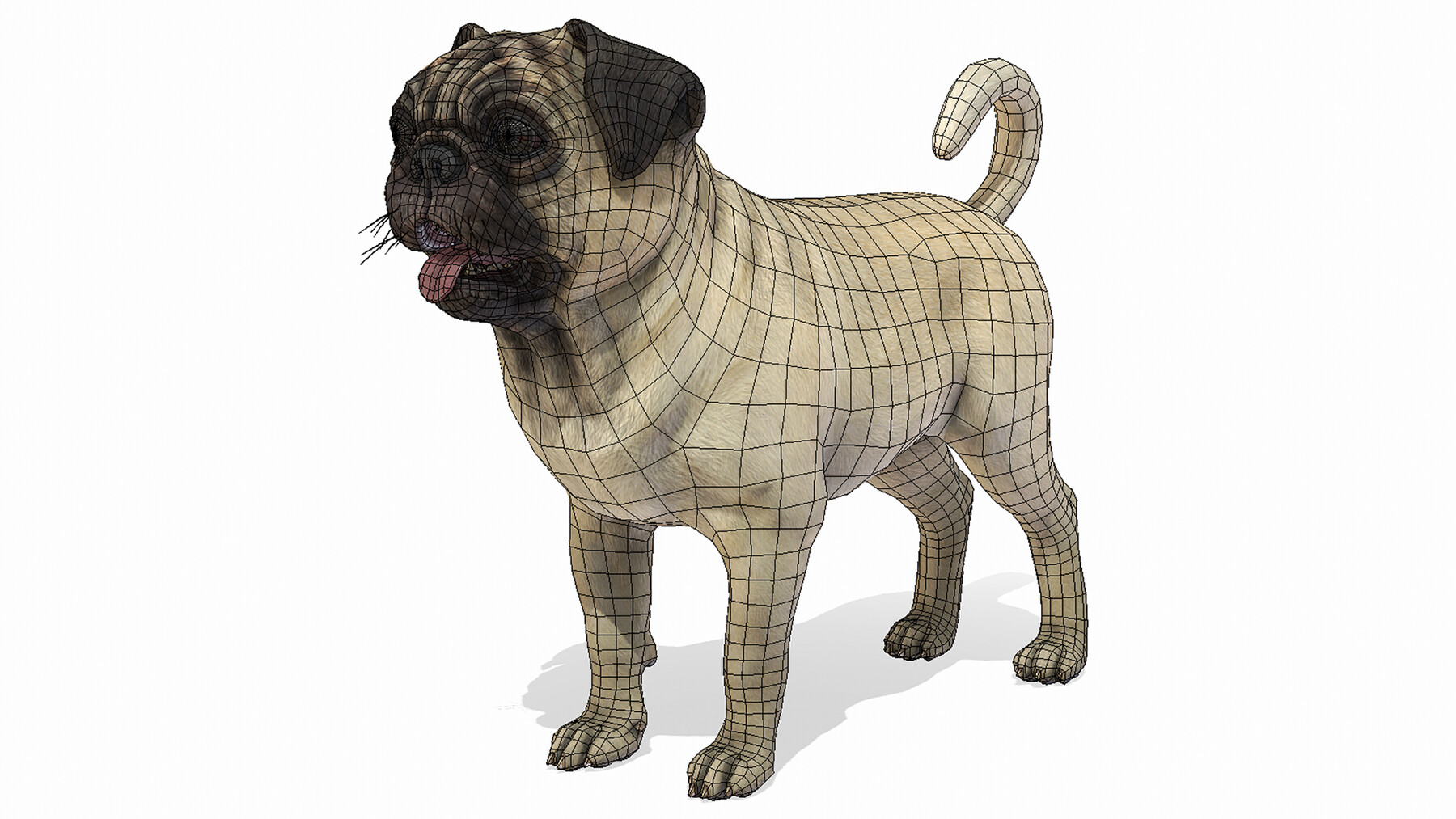 ArtStation - Dog - Pug | Game Assets
