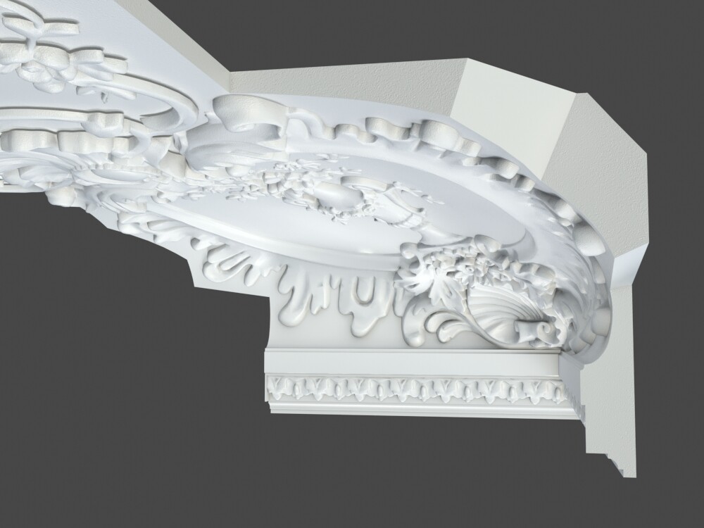 ArtStation - Textured Middle Poly Cornices-Collection 2 - 10 pieces ...