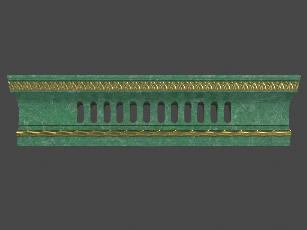 ArtStation - Textured Middle Poly Cornices-Collection 2 - 10 pieces ...