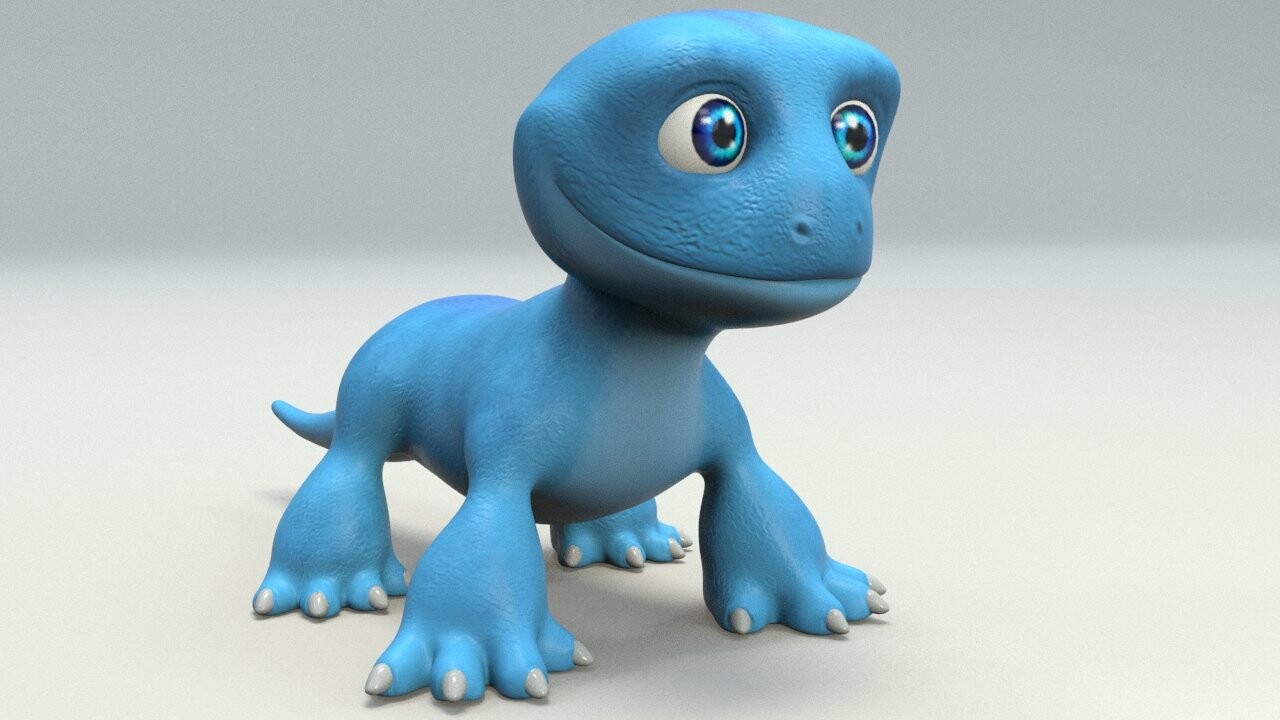 ArtStation - cartoon lizard | Game Assets